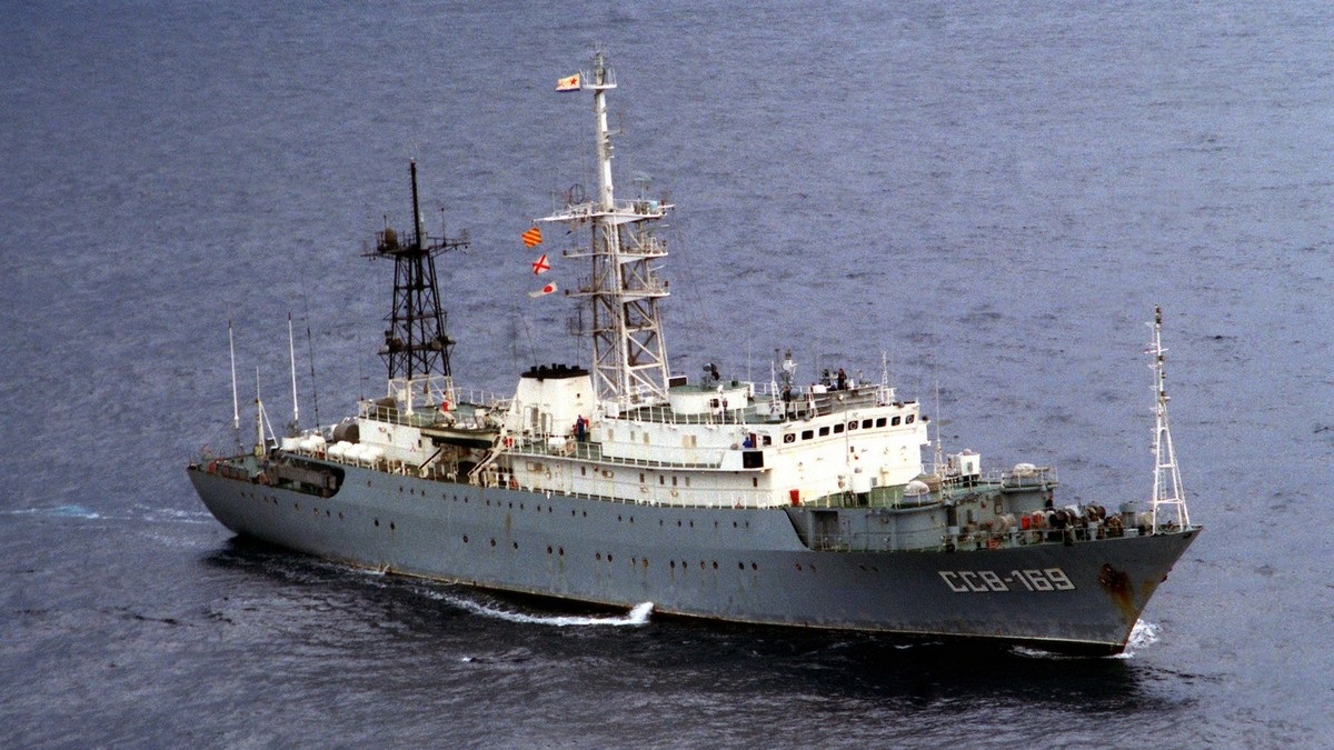 Ruské špionážní lodě Vishnya vidí a slyší všechno, kromě Ameriky