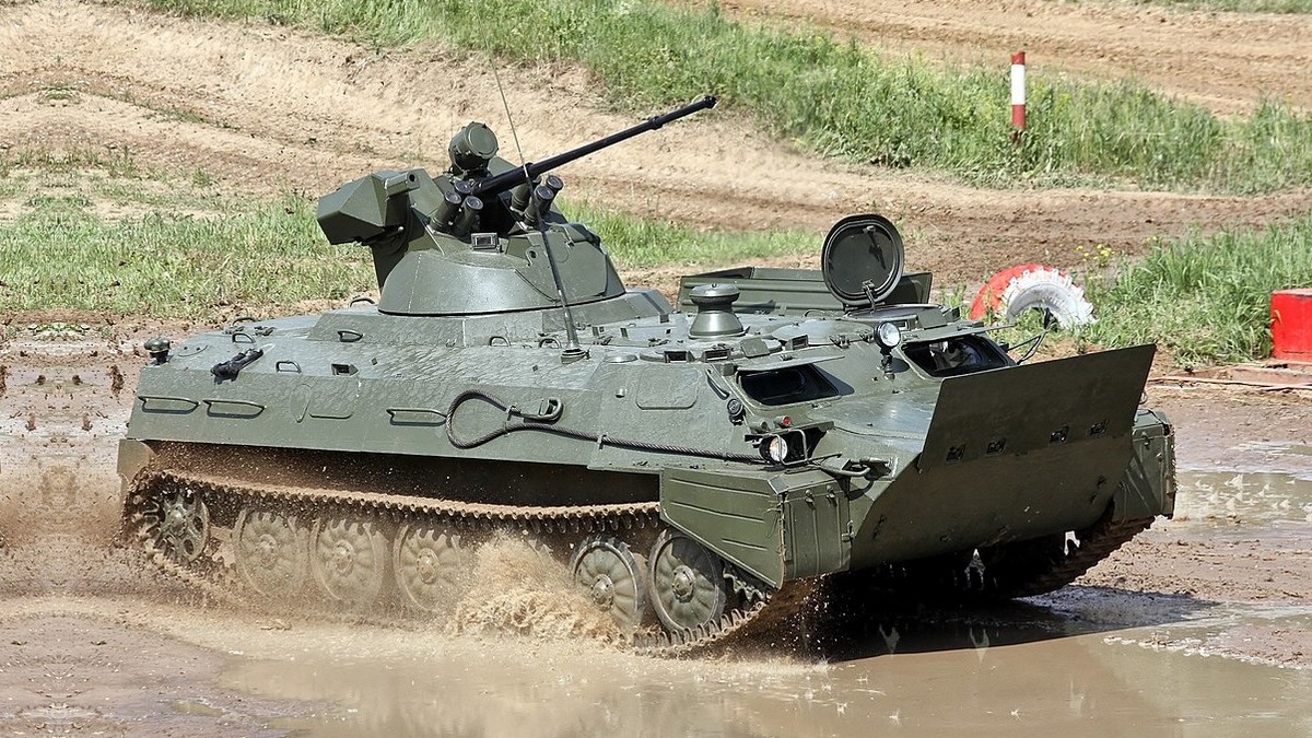 Ukrajinci ukořistili podivný, ale účinný hybrid z vozidla a lodní věže