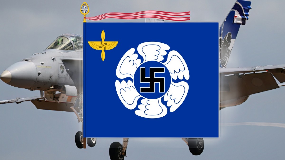 Finské letectvo odstraní z vlajky hákový kříž. Mohl popuzovat Rusko