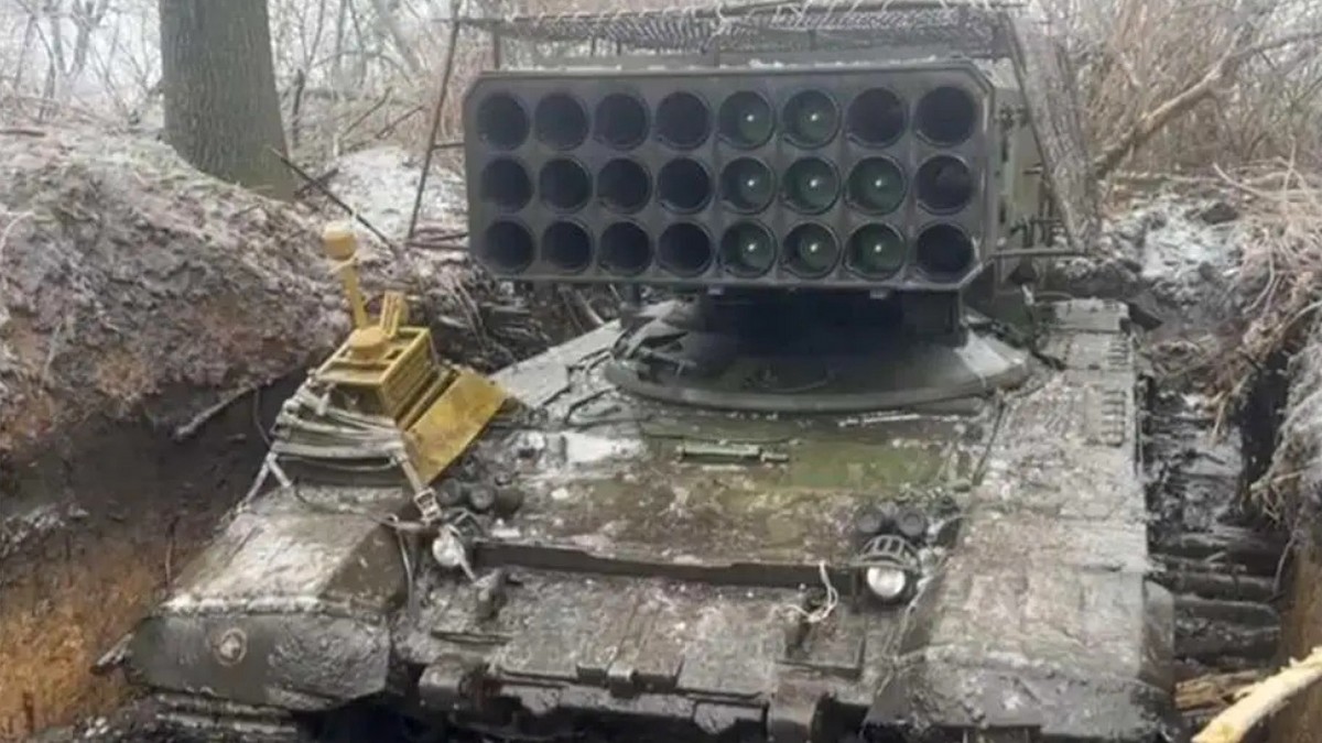 S termobarickými raketomety TOS-1A si poradily drony
